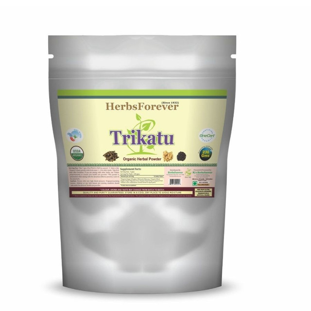 Trikatu Churna 8.11oz, 230 gm - Amrit Ayurveda